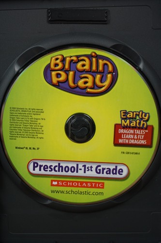 brain play preschool 1st grade pc game scholastic early math | eBay