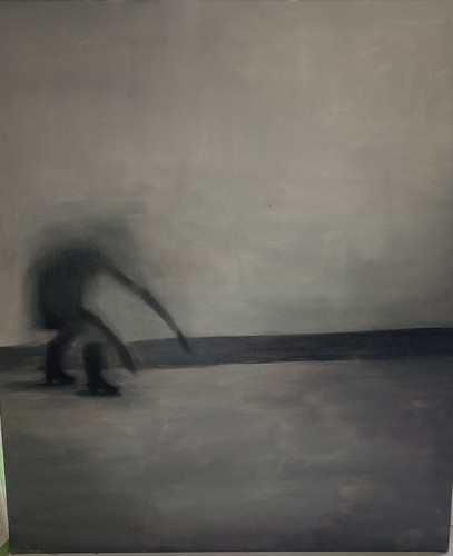 Shadow no. 3 Original Oil canvas painting, signed MP | eBay