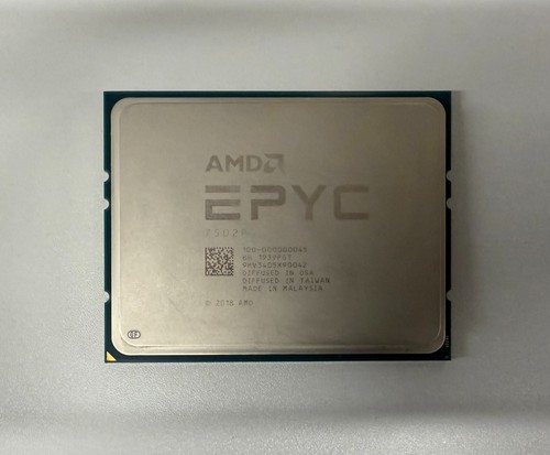 100-000000045 AMD EPYC 7502P 2.5GHZ 32-CORE 128MB 180W CPU PROCESSOR ...