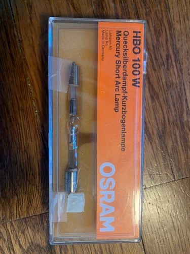HBO 100W OSRAM, Mercury Short Arc Lamp | eBay