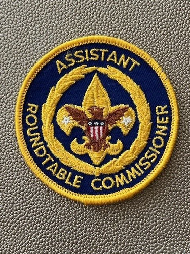 Boy Scouts Assistant Roundtable Commissioner Patch 1970-1972 | eBay