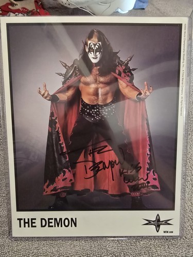 Kiss Demon Dale Torborg Signed 8x10 WCW WRESTLING PHOTO Not Original ...