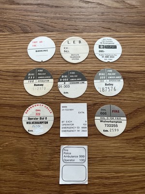 Telephone Dial Label for sale | eBay