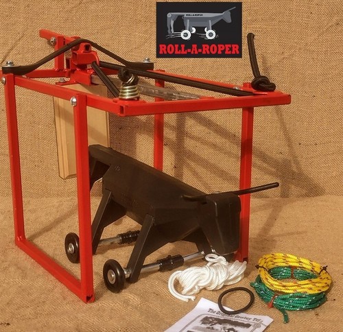 ROLL-A-ROPER Table Roping Package, Original Cowboy Toy Roller an ...