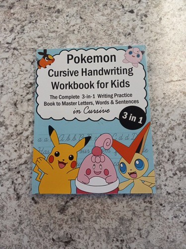 POKEMON HANDWRITING PRACTICE LETTER TRACING 3 IN 1 WORKBOOK FOR KIDS ...