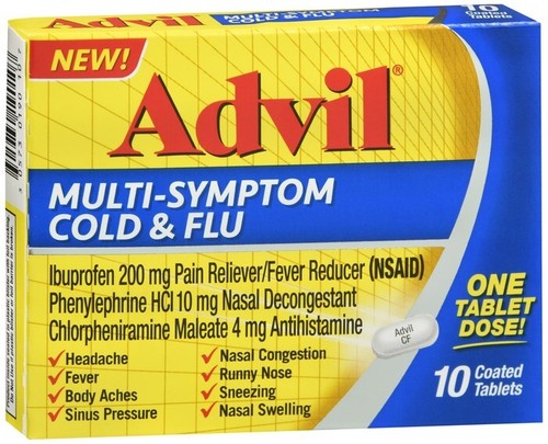 ADVIL MULTI-SYMPTOM COLD&FLU TAB 10CT | eBay