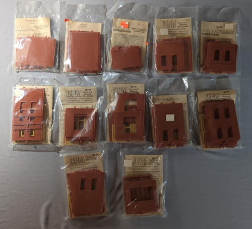 HO scale DESIGN PRESERVATION MODELS Modular Wall System: 12 Packs (Lot ...