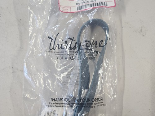 NEW Thirty-One 31 Gifts Wristlet Strap Bracelet - Denim Distrested ...
