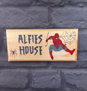 Spider-Man Door Signs/Plaques for Children for sale | eBay