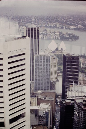 DEC 1984 Sydney City View Opera House Australia Ektachrome Slide Ref ...