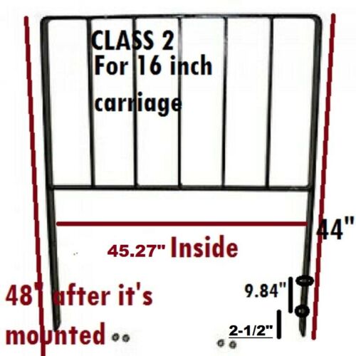 Forklift Load Back Rest Class II 45.27" Attachment LBR 2 BOLTS Per SIDE ...