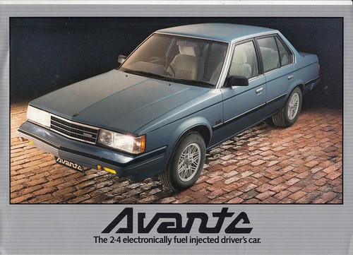 1985 TOYOTA ST141 CORONA AVANTE SEDAN 2p Australian Brochure 2.4 EFI | eBay