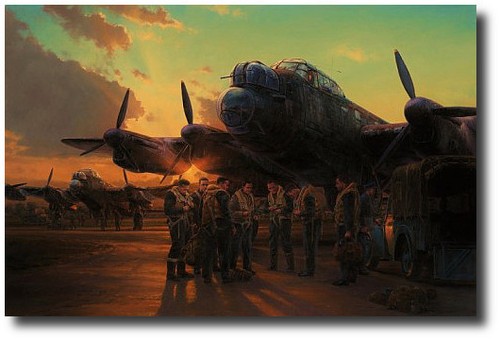 Final Briefin by Anthony Saunders - Lancaster - Dambusters - 1 ...