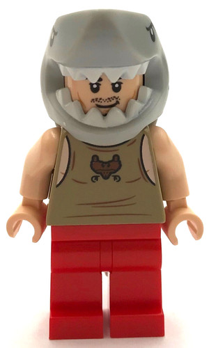 Lego New Minifigure Viktor Krum Shark Dual Sided Head Parts | eBay