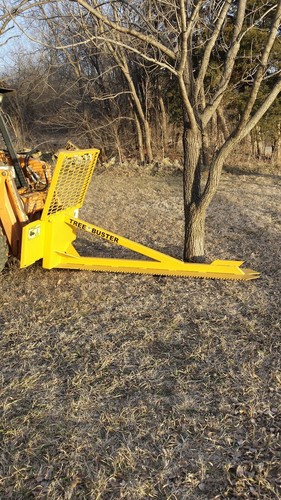 TREE SAW SKID Steer Loader Attachment cuts 14"trees 7ft blade Cheap ...