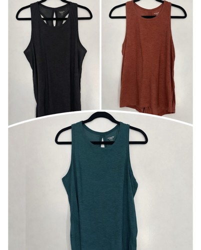 Old Navy Women's Athletic Tank Top Lot Of 3 - Black, Rust, Teal | eBay