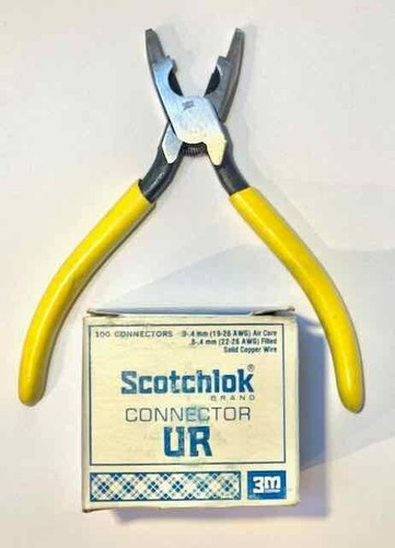 3M Scotchlok E-9Y Stepped Jaws Tool Crimper, 100 3M UR Connectors | eBay