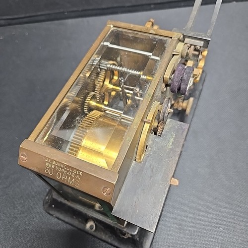 J.H Bunnell Pen Register Printing Telegraph Receiver, WORKING MOVEMENT ...
