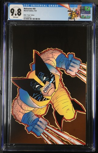 WOLVERINE #50 CGC 9.8 FRANK MILLER 1:200 INCENTIVE VIRGIN KEY DEATH ...