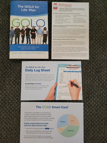 GOLO Weight Loss Plan Booklet, Log Sheet, & More program materials | eBay