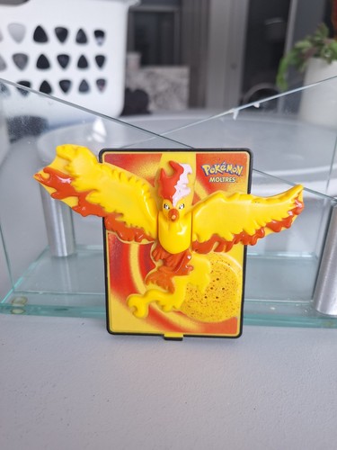 1999 Pokémon Burger King Moltres 3D Figure Plaque Vintage Toy Rare ...
