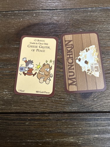 Munchkin Card - Cheese Grater Of Peace | eBay