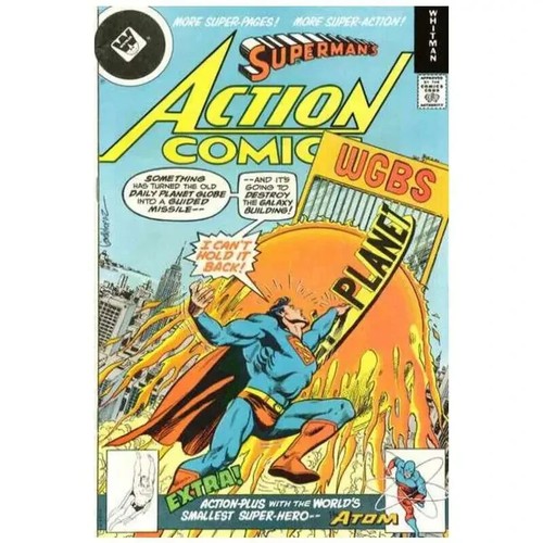 Action Comics (1938 series) #487 **Whitman** in Fine condition. DC ...