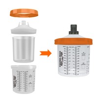 CTW CS650 Solvent Disposable Paint Gun Liners System 22 oz- 1 Box Of 50 ...