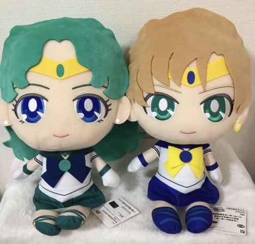 Sailor Moon Big Plush Doll Sailor Neptune Uranus Set Of 2 New 31cm ...