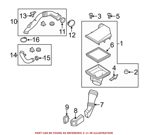 BMW 13717571359 Genuine OEM Upper Duct Gasket for sale online | eBay