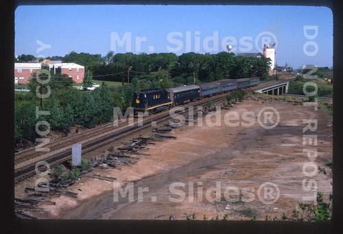 Original Slide CNJ Jersey Central GP40P 3680 Passenger Action In 1971 | eBay