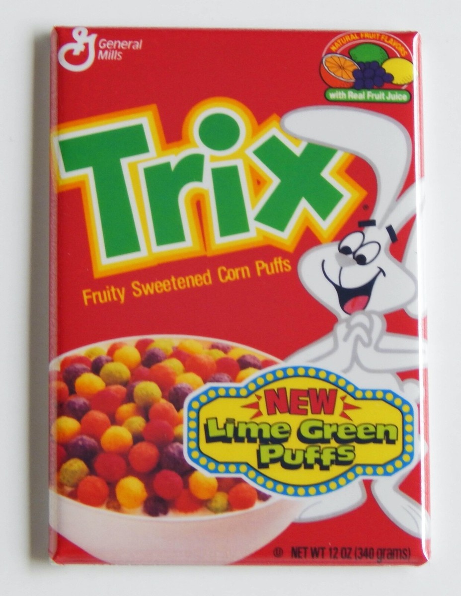 Caja De Cereales Trix 2004 General Mills PEZ 2002 Cereal Boxes Trix