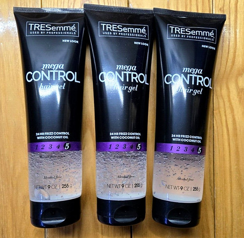 3 X TRESEMME MEGA CONTROL 5 HAIR GEL ALCOHOL FREE 9oz | eBay