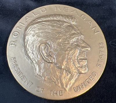 1981 40th President Ronald Reagan Bronze | Grelly UK