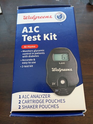 Walgreens At Home A1C Blood Test Kit Exp 10/30/25 | eBay
