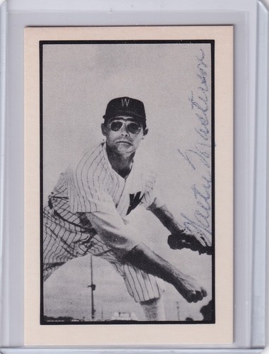 1983 CCC #9 WALT MASTERSON 1953 BOWMAN STYLE HAND SIGNED AUTOGRAPH ...