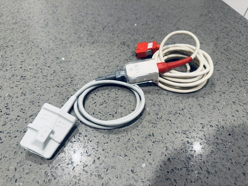 MASIMO LNC-10 PATIENT CABLE & LNCS DB-I SOFT FINGER SPO2 SENSOR LIFEPAK ...