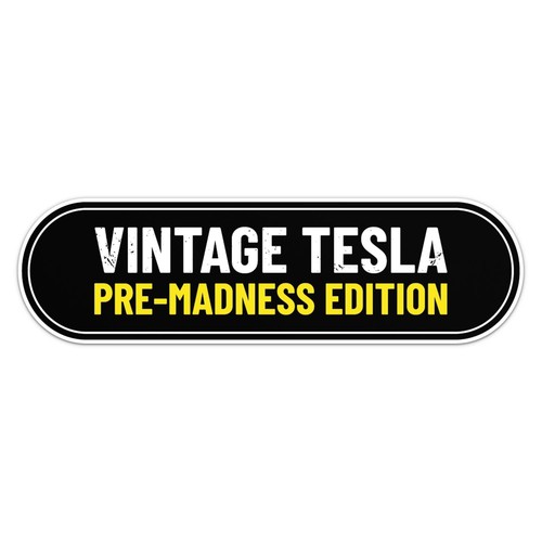 Funny Anti Elon Vintage Pre Madness Edition Car Sticker Bumper Vinyl ...