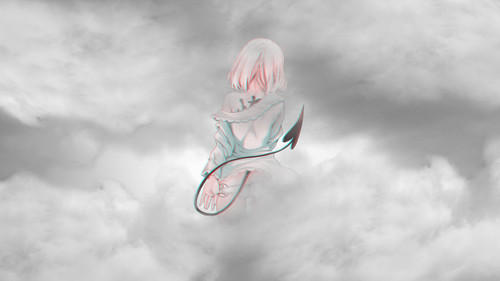 Anime girls pink hair momo velia deviluke clouds ecchi Playmat Game Mat ...