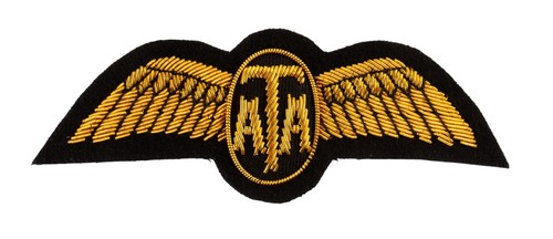 replica WW2 ATA Air Transport Auxiliary British Pilot Wings Cloth Badge ...