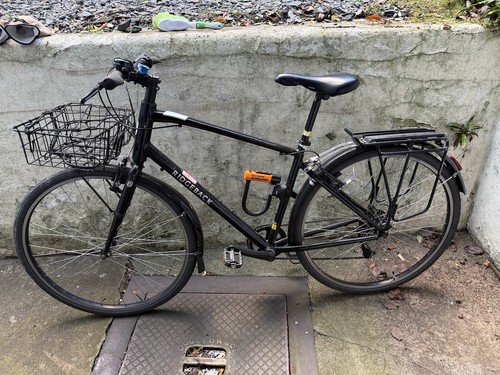 Ridgeback Hybrid Bike with Basket, Front Rack and Rear Rack | eBay UK