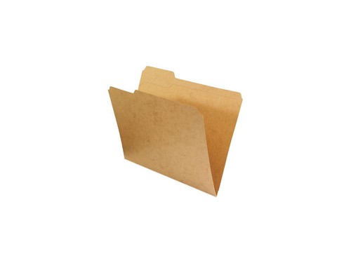 Universal Kraft File Folders, 1/3 Cut Assorted, Top Tab, Letter, Brown ...