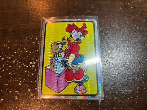 Prismatic Hologram Vintage Vending Machine Sticker Disney DAISY DUCK | eBay