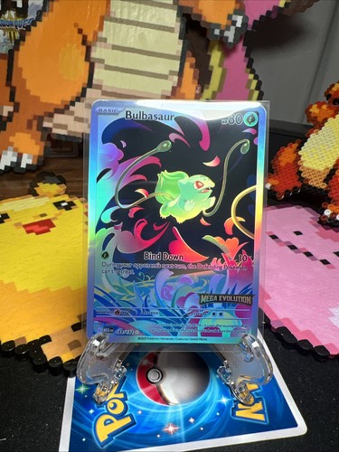 Bulbasaur AR Mega Evolution Set 64/63 *Custom card* | eBay