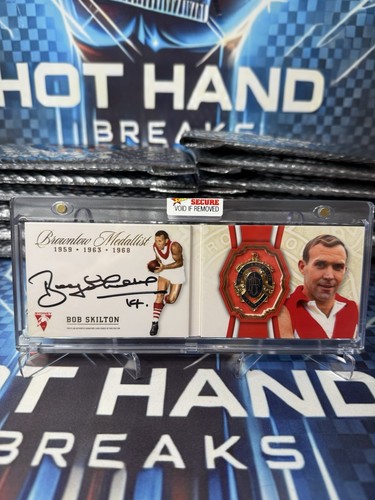 2024 Select AFL Brownlow Medallist Bob Skilton Signature Sydney Swan ...