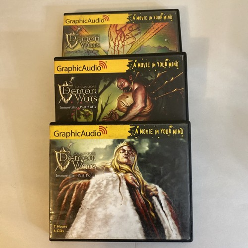 Demon Wars The Demon Awakens Part 1-3 Audio CDs Graphic Audio ...