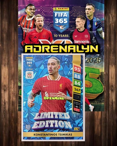 Panini Fifa 365 2025 Limited Edition card KONSTANTINOS TSIMIKAS ...