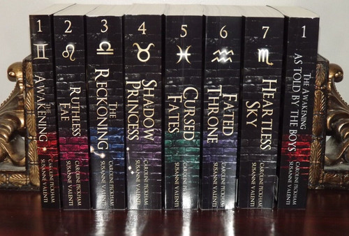 Lot of 8 Zodiac Academy books by Caroline Peckham, Susanne Valenti TPB ...