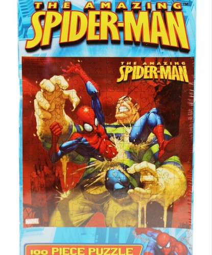 Marvel The Amazing Spiderman & Sandman Puzzle Factory Sealed 100 Pieces ...