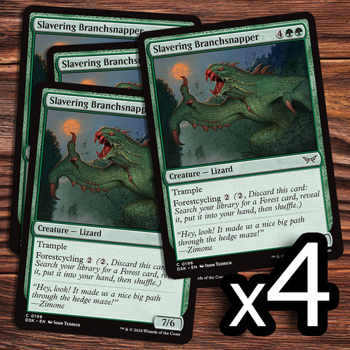4x Slavering Branchsnapper - Duskmourn - Magic the Gathering | eBay